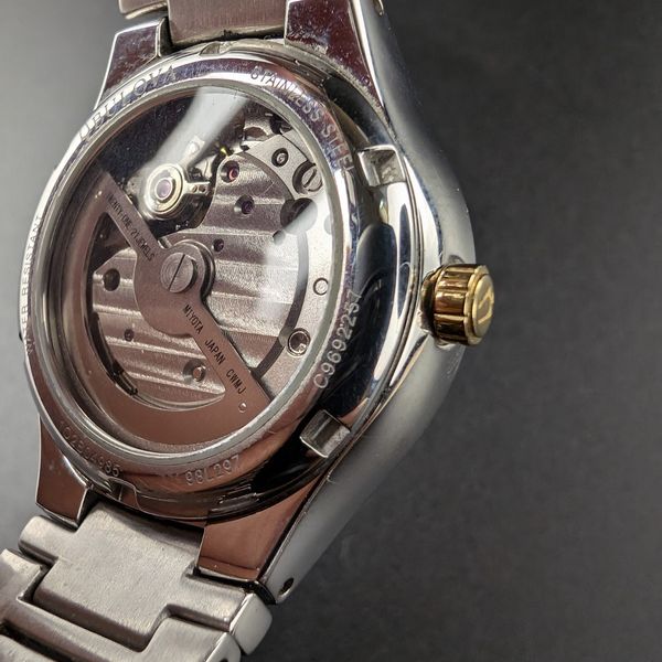 Bulova Women Automatic Two Tone Mother of Pearl Dial 34mm Steel Watch ...