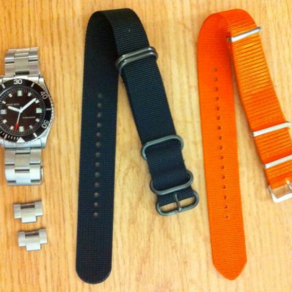 Seiko Soxa Sub Diver on Super Oyster + NATO straps --- Seiko Doxa Mod ...