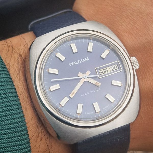 Vintage Waltham watch electric ESA 9158 movement,vintage watch ...