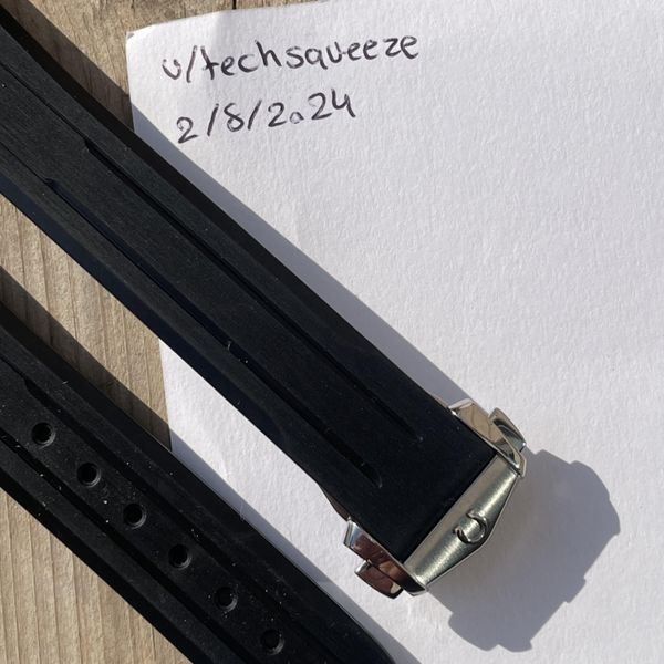 [WTS] OEM Rubber Strap for OMEGA Speedmaster Professional Moonshine ...