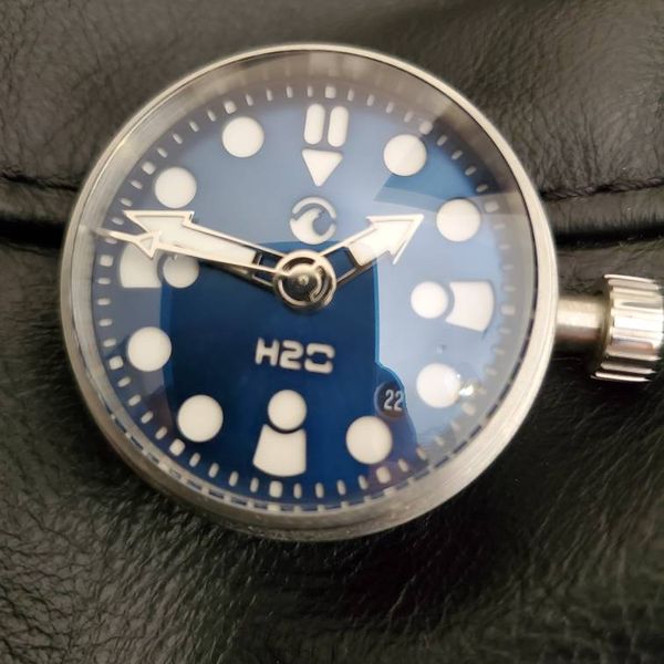 H2O Orca Blue Sunburst Upgraded ETA 2892 inner module $550 CONUS ...