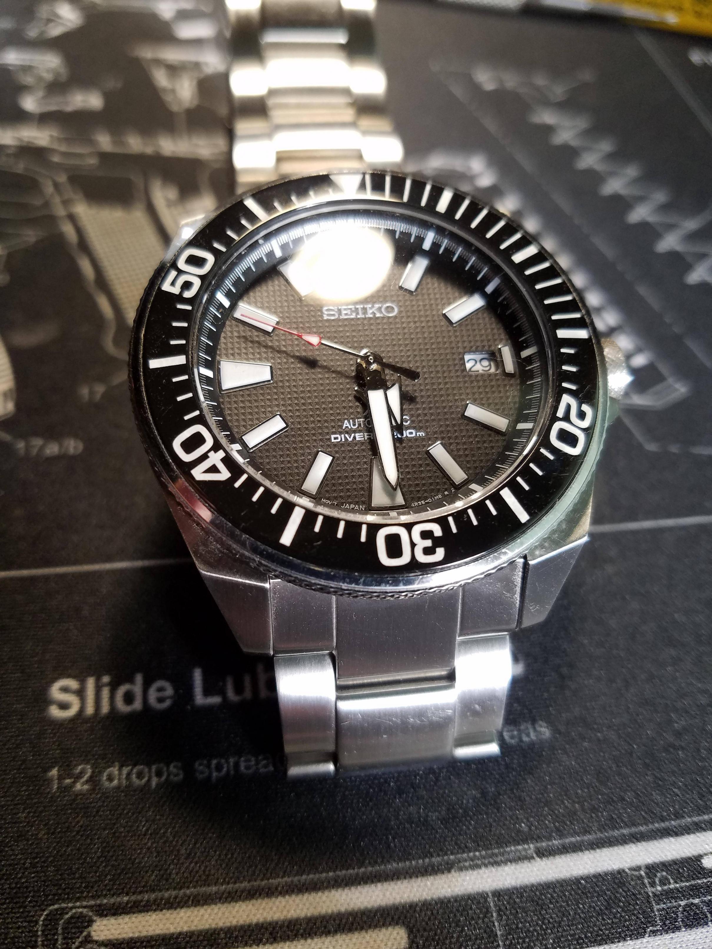 [WTS] [Seiko] Upgraded Samurai SRPB51 Sapphire / Lumed Ceramic ...