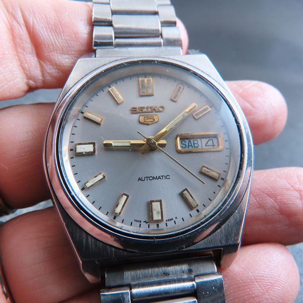 7009 Japan Seiko No. 5 Daydate Automatic Men Watch | WatchCharts ...