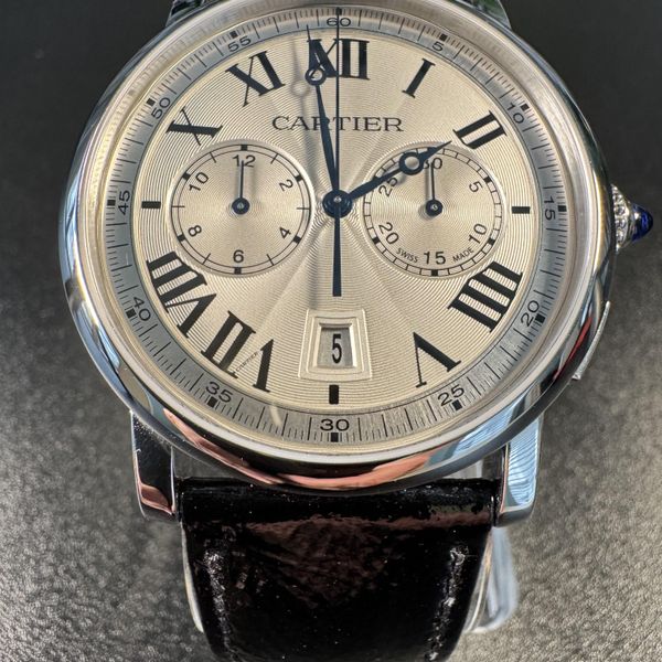 [WTS] Cartier Rotonde de Cartier Chronograph - Full Set - New Strap ...
