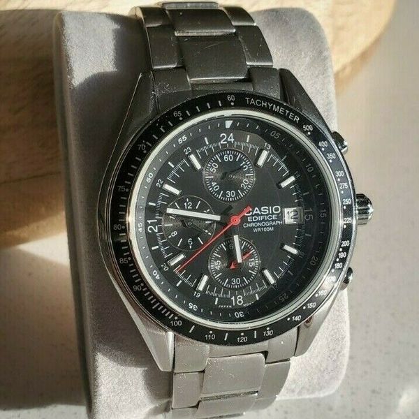 Casio Edifice Chronograph WR 100m (EF503D-1AV) [Includes 3 Extra Links ...