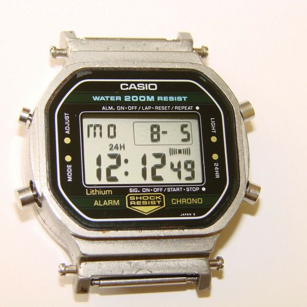 Casio DW-5200 Vintage G-Shock Shock-Resist HERO Watch QW-240 rare 1984 ...