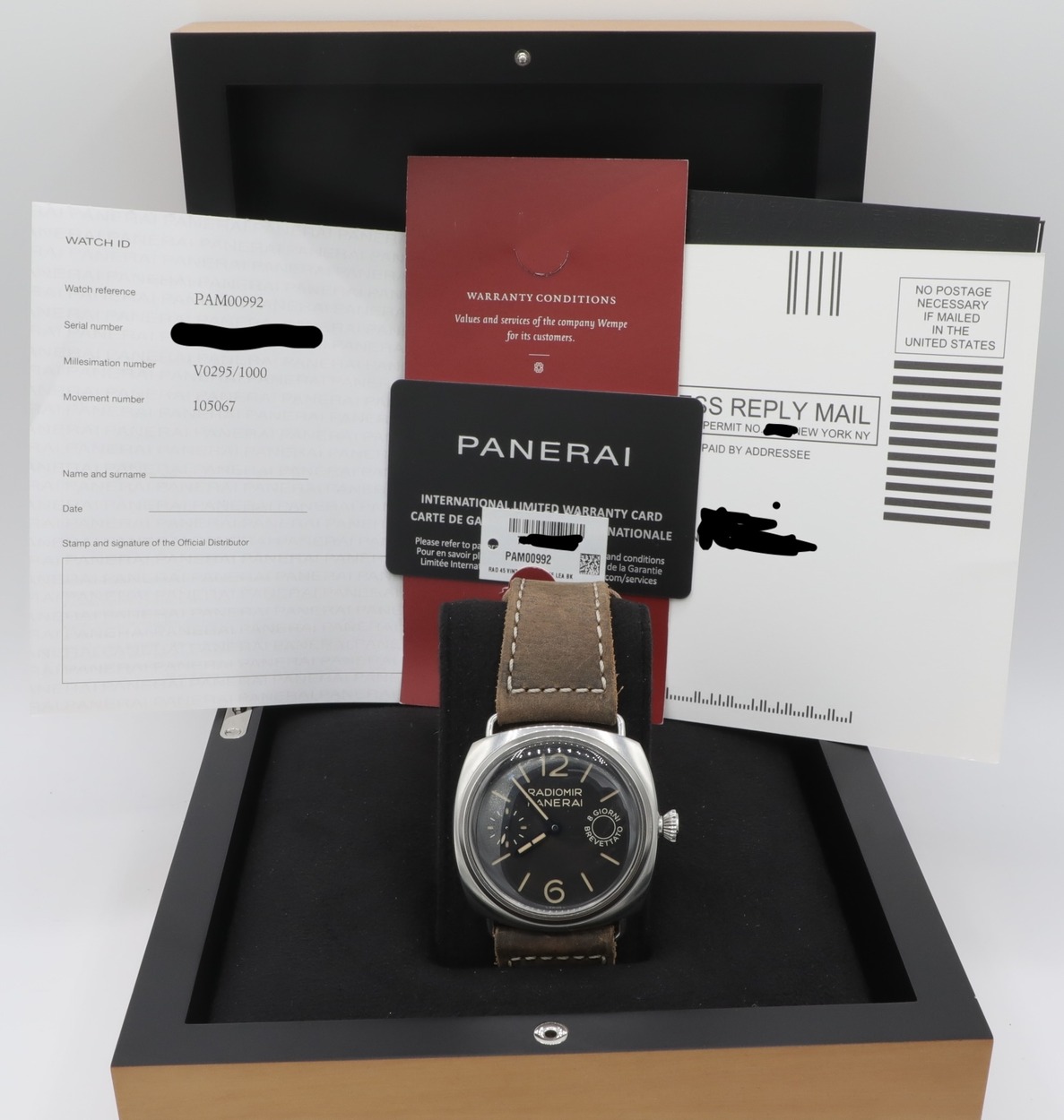 FS: NEEDS TO GO PAM00992 2020 brand new Panerai Radiomir 8 days B&P ...