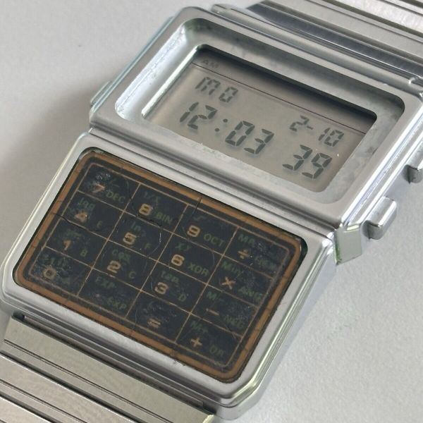 Vintage Casio Digital Calculator Watch CFX-400 | WatchCharts Marketplace