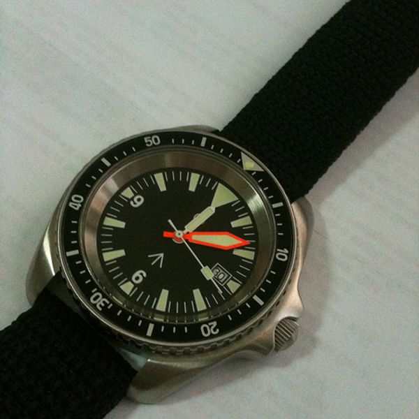 (Sold)Kronos SAS vintage diver style watch with ETA movement and super ...