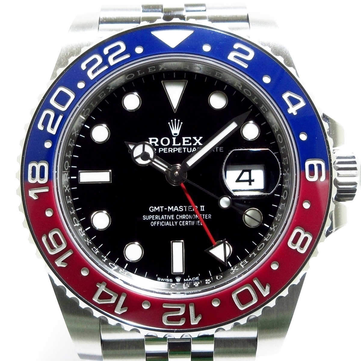 [New] [Used] ROLEX GMT Master 2 watch SS/15 frames + 4 frames remaining ...