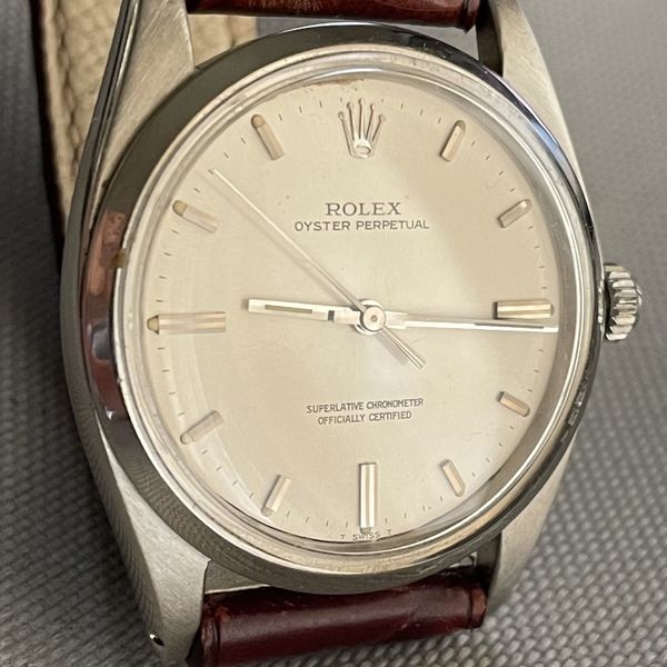Rolex 1018 Silver Dial, 36mm steel case | WatchCharts Marketplace