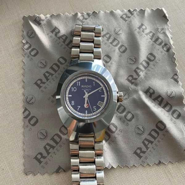 RADO DIASTAR Blue Dial Automatic Stainless Steel Mens Watch 658.0637.3 R12637203 | WatchCharts ...