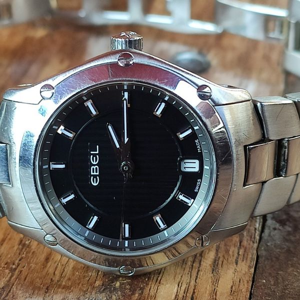 EBEL Classic Sport Watch Ref 9953Q21 / A259502 Box & Papers Rare Dial ...