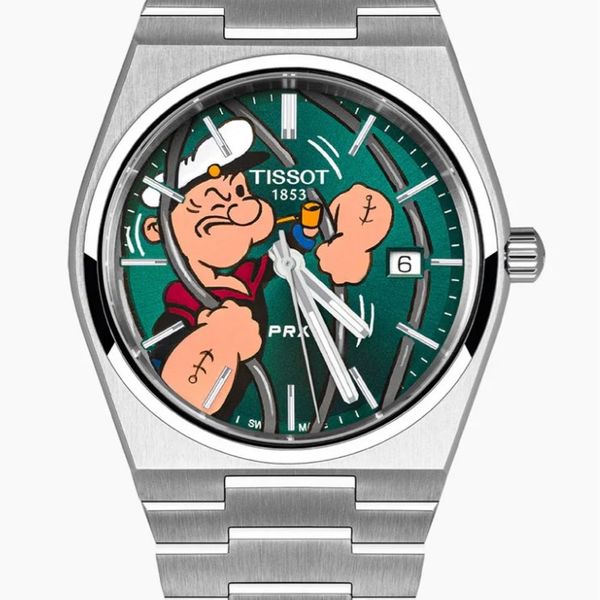 Tissot PRX Powermatic Popeye | WatchCharts Marketplace