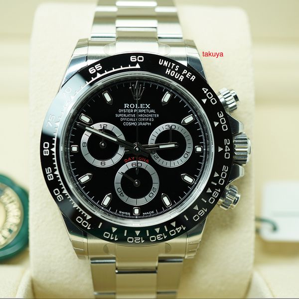 FSOT:BNIB Rolex 116500 COSMOGRAPH DAYTONA CERAMIC BEZEL BLACK DIAL ...