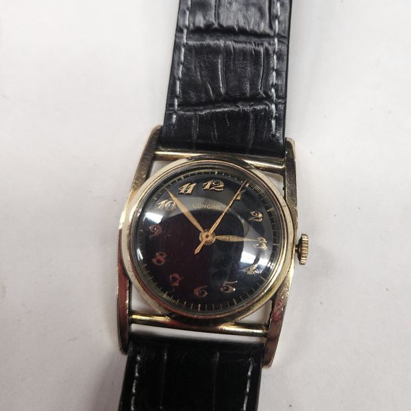 Rare 1945 Longines Mainliner Vintage Manual Wind 10L Wrist Watch 10k G ...