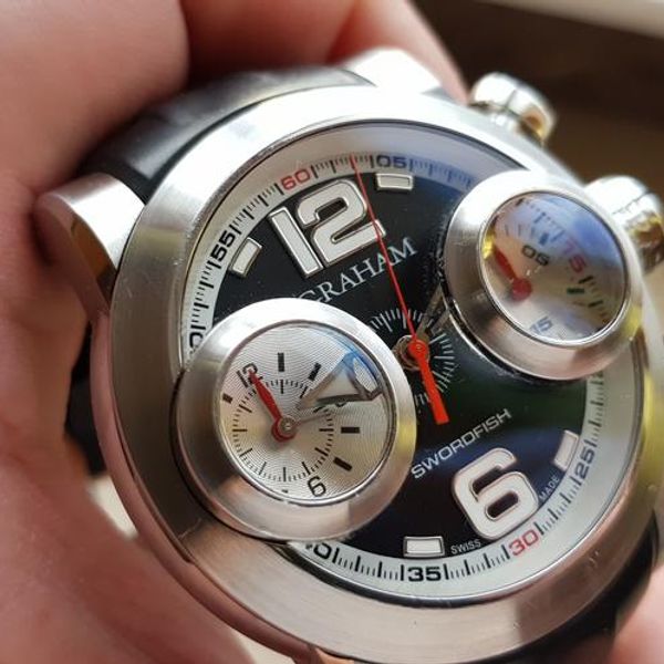 Graham Swordfish Booster S Automatik Chronograph 48mm Left hand ...