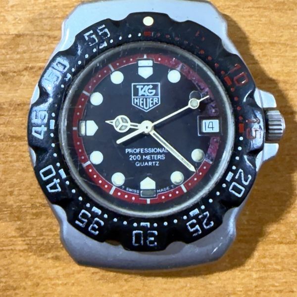 Vintage TAG Heuer Formula 1 35mm WA1214 Working AS IS IN FAIR CONDITION ...