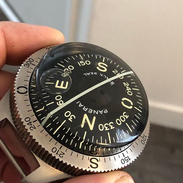 FS - PAM 191 Black Seal Compass | WatchCharts Marketplace