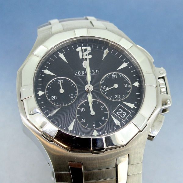 Concord Saratoga Chronograph Stainless Steel Automatic Watch 40 MM ...