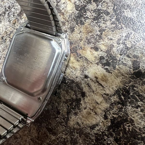 1995 Vintage Casio Data Bank 150 DBC-1500 Calculator Watch Some Wearâ ...