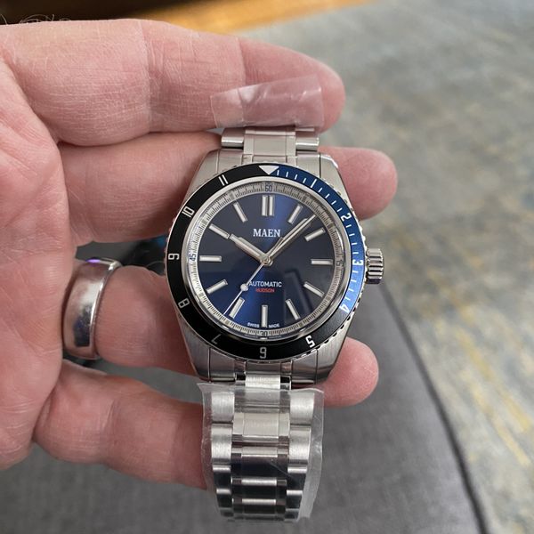 Maen Hudson 38 MK4 Sanghwal Blue Limited Edition | WatchCharts Marketplace