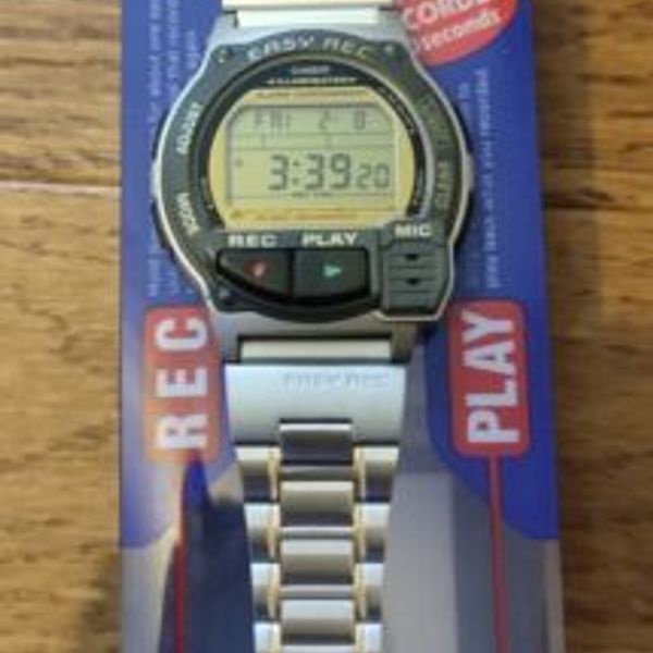 Casio Vintage A-V3-1T Digital Voice Recorder Never Worn!! Brand NEW ...