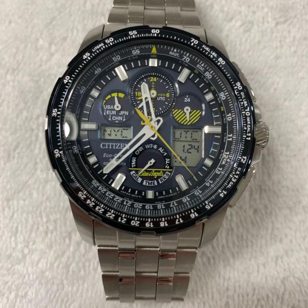 FS: Citizen Men's Eco Drive Stainless Steel Blue Angels Skyhawk A-T ...