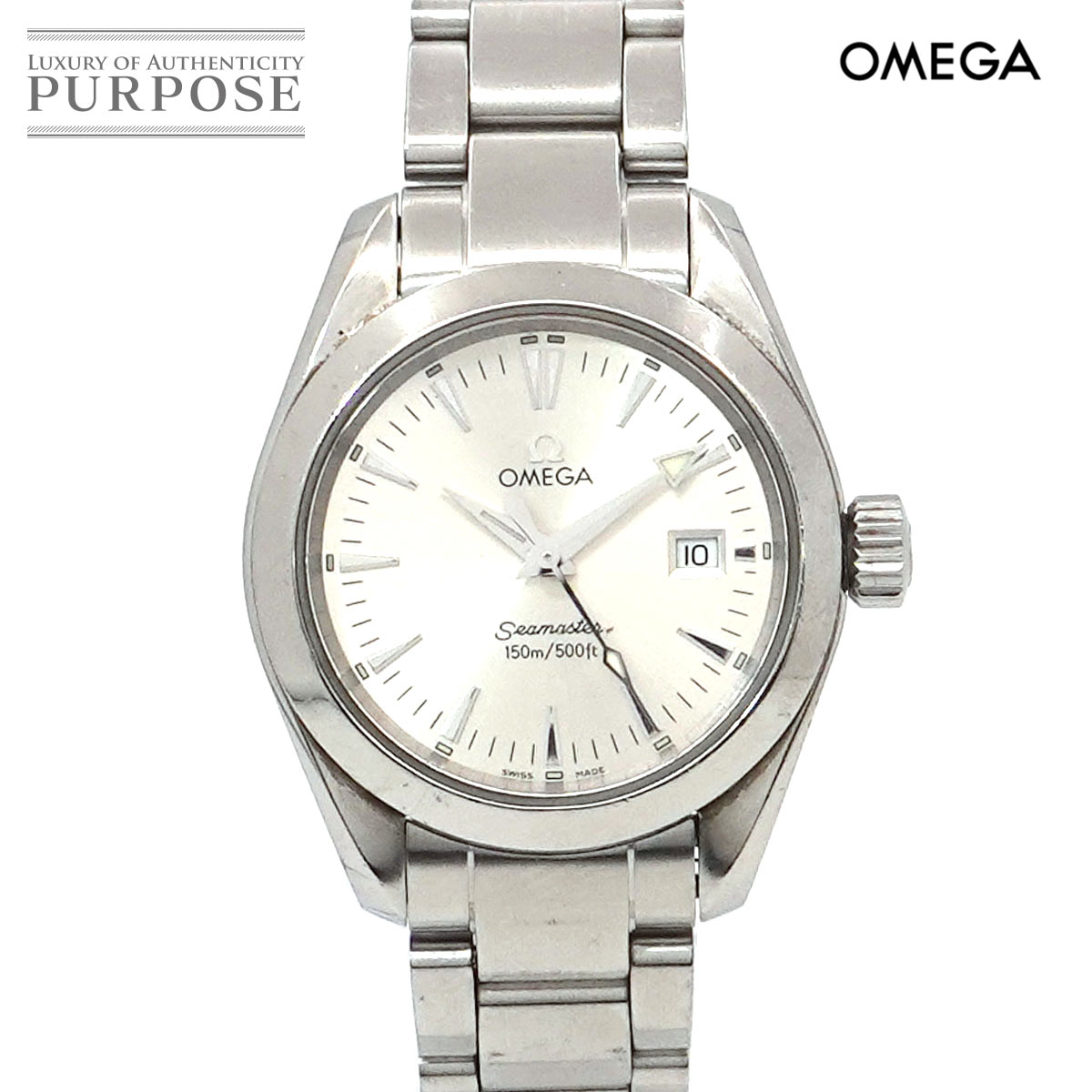 [Battery replaced] Omega OMEGA Seamaster Aqua Terra 2577 30 Ladies ...