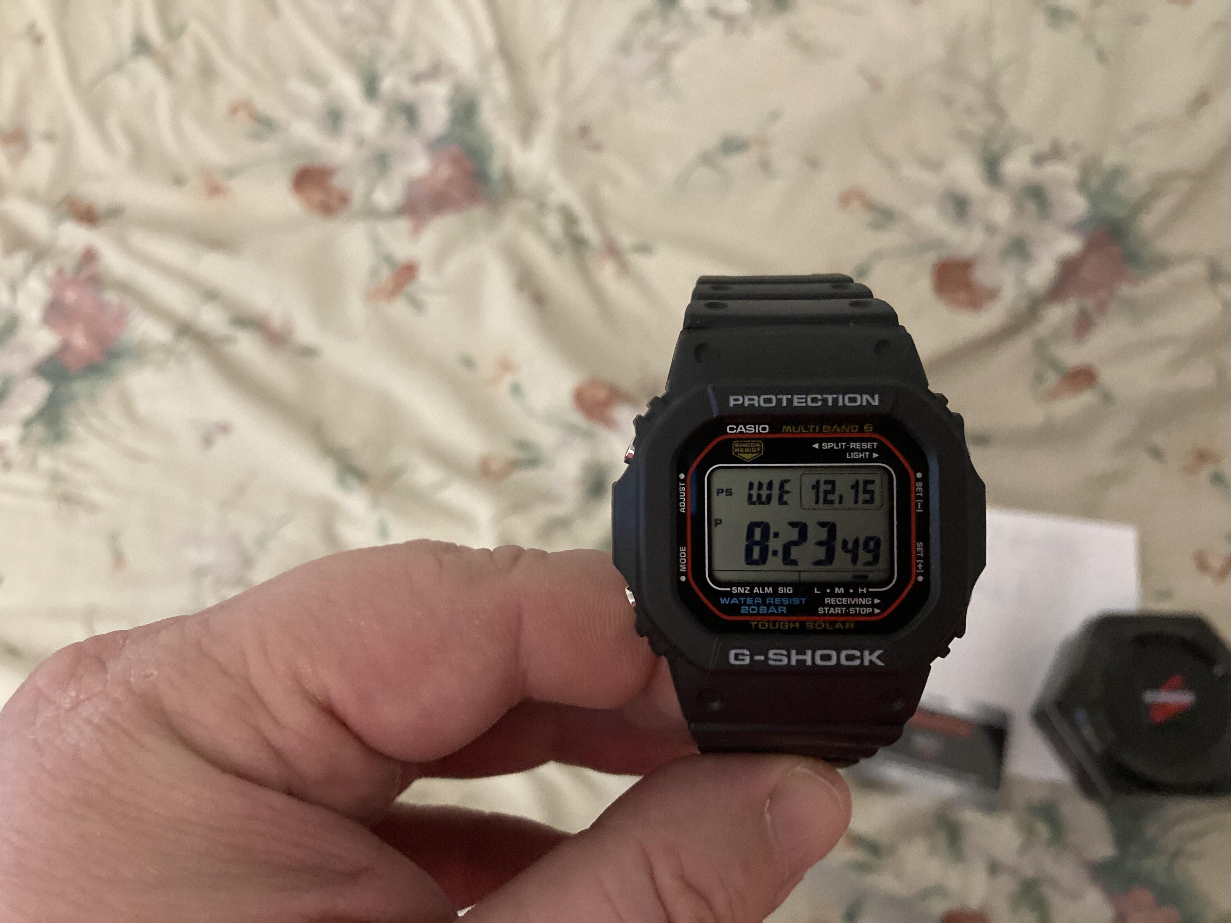Unused And Unworn Casio G-Shock GWM-5610U Atomic Solar Watch GW-M5610U ...