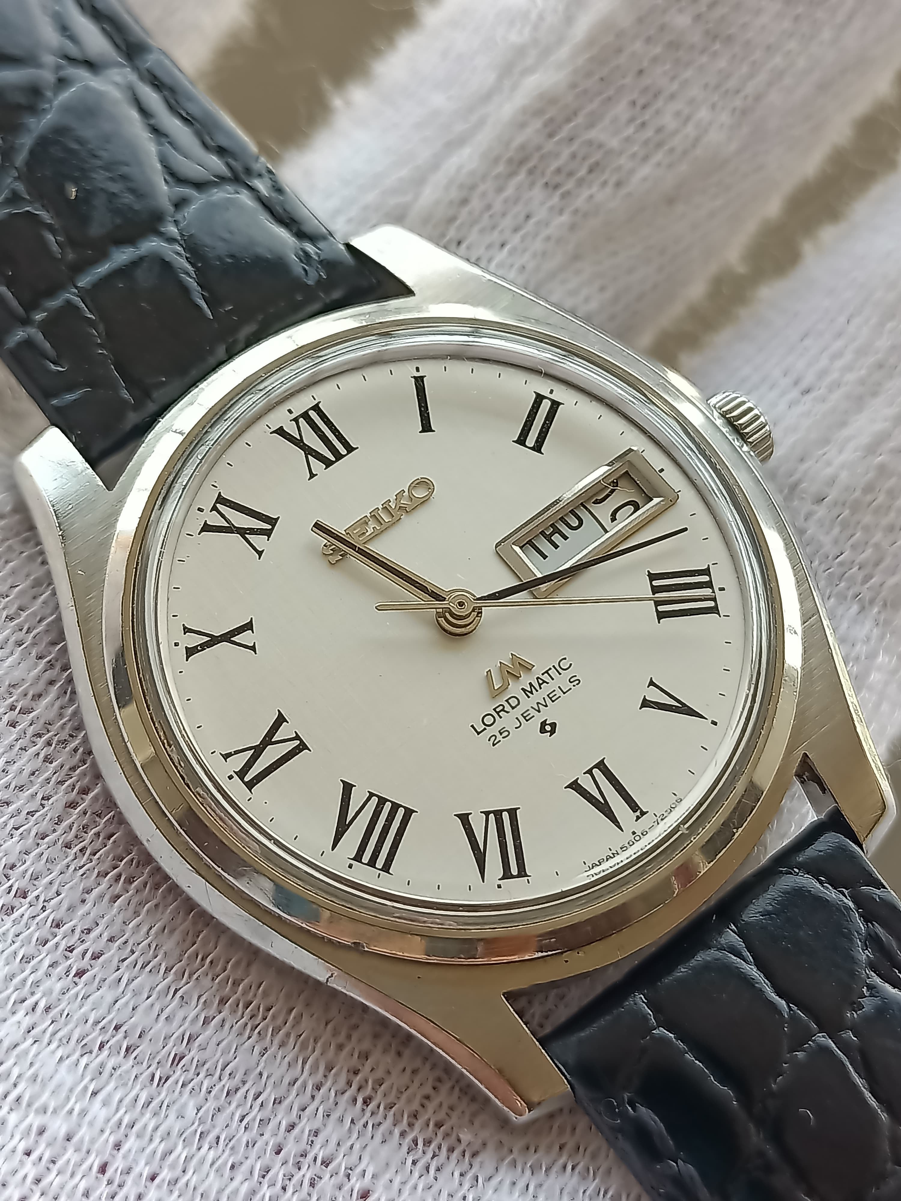 [WTS] SEIKO LORD MATIC SELF--WINDING LINEN DIAL WATCH. 245$ SHIPPED ...