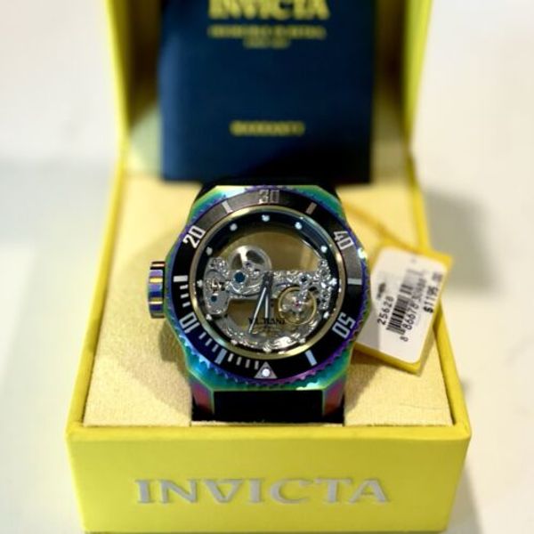 Invicta Diver Watch | Model 25628 | Exhibition Case Back Dive Watch | Iridescent | WatchCharts ...