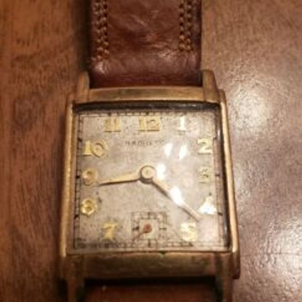 Hamilton tank gold filled watch for parts or repair | WatchCharts ...