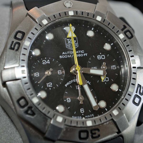 Tag Heuer Aquagraph 2000 on Rubber Strap | WatchCharts