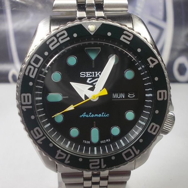 SEIKO SCUBA DIVERS SKX007 DAY/DATE AUTO MENS WATCH 7S26-0020 'SEIKO 5 ...