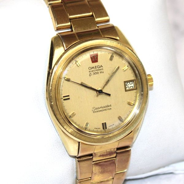 Vintage OMEGA Seamaster Electronic Bracelet Watch - F300 Hz - Starts ...