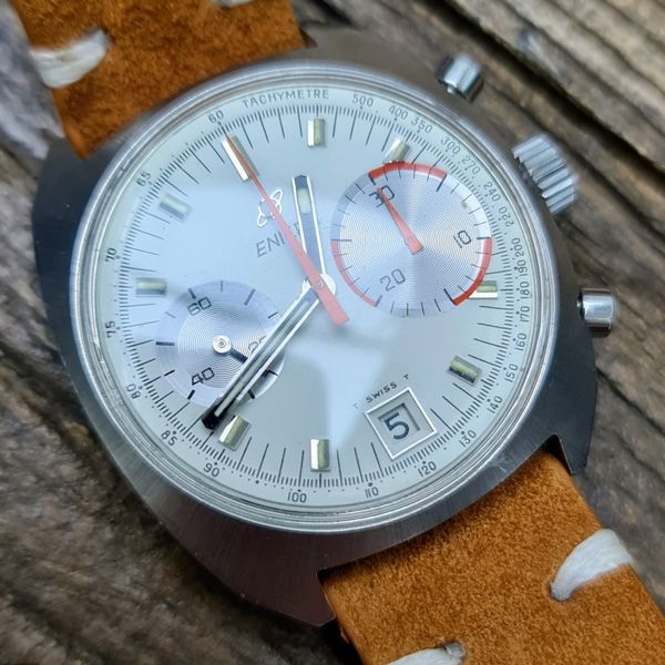 FS: Enicar Big Eye 'Albino' Chronograph - Valjoux 234 | WatchCharts ...