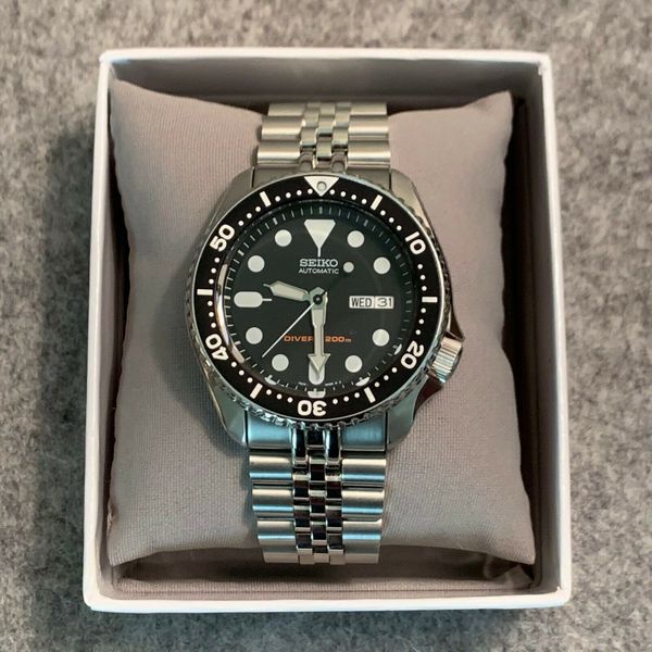 Seiko SKX007 Dive Watch with Strapcode Jubilee, Crafter Blue and Seiko ...