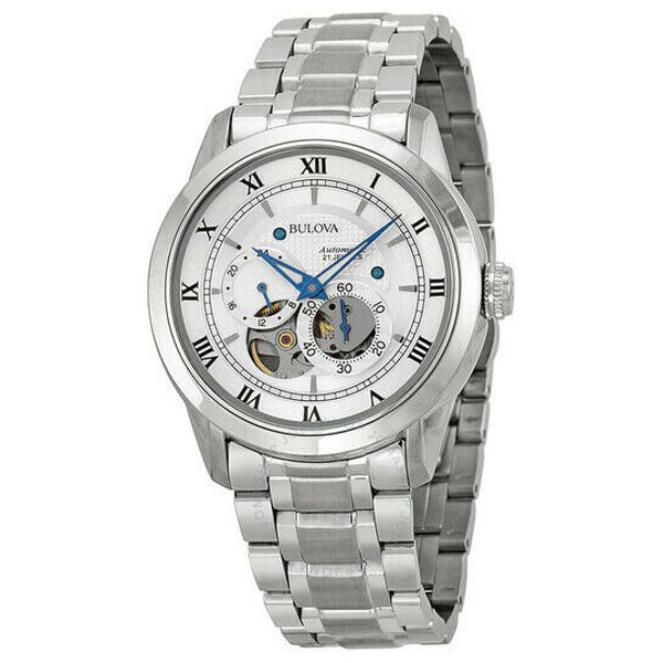 BULOVA AUTOMATIC MEN'S WRISTWATCH 96A118 SELF-WINDING MECHANICAL NIB ...