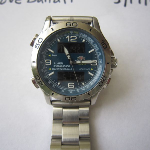 FS: Rare, discontinued Orient " Ana-Digi " blue dial, excellent ...