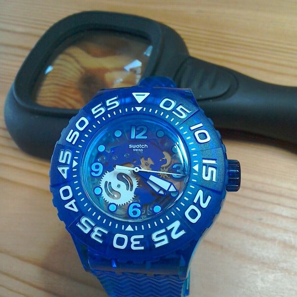 Swatch Scuba Libre La Nave Va SUUS 100 Watch | WatchCharts Marketplace