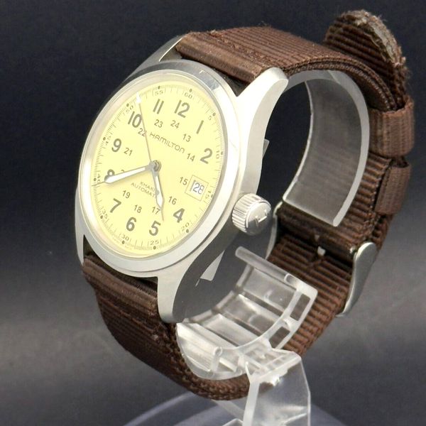 Hamilton Khaki Field H704450 Automatic Men's Watch | WatchCharts ...
