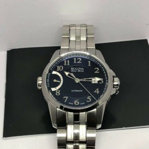 Bulova ACCU-SWISS Men's 'Calibrator' Swiss Automatic Steel Casual Watch ...