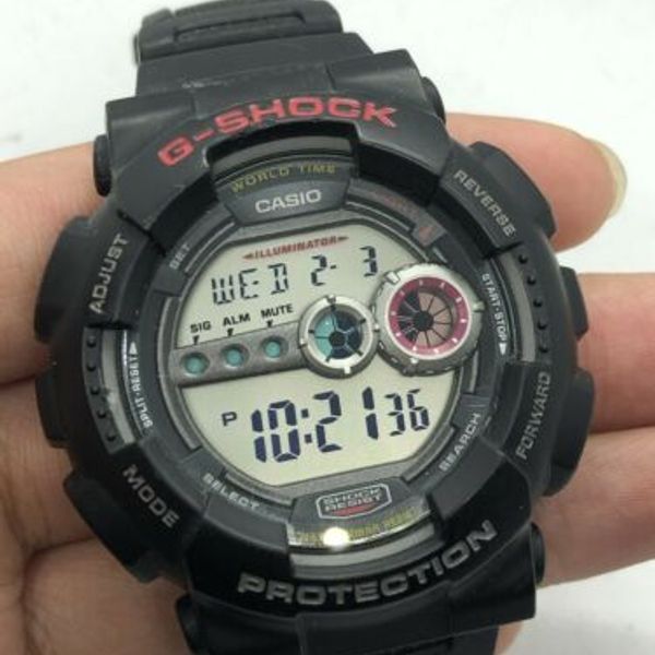 CASIO G-SHOCK PROTECTION 3263-GD-100 Men's Digital Chronograph Watch ...