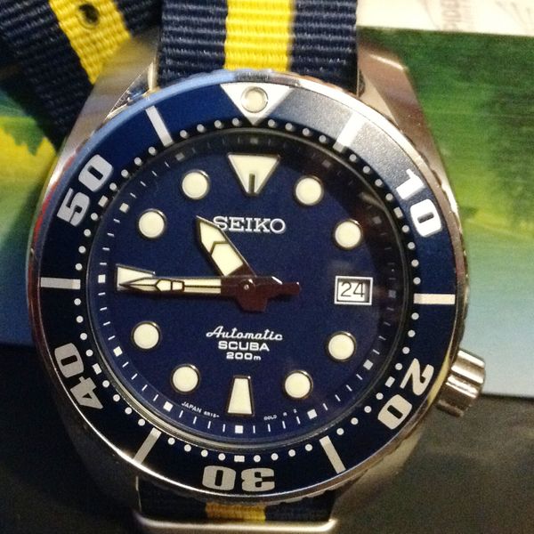 Sold: Seiko Sumo SBDC003 (Blue dial) Excellent Condition - 450 ...