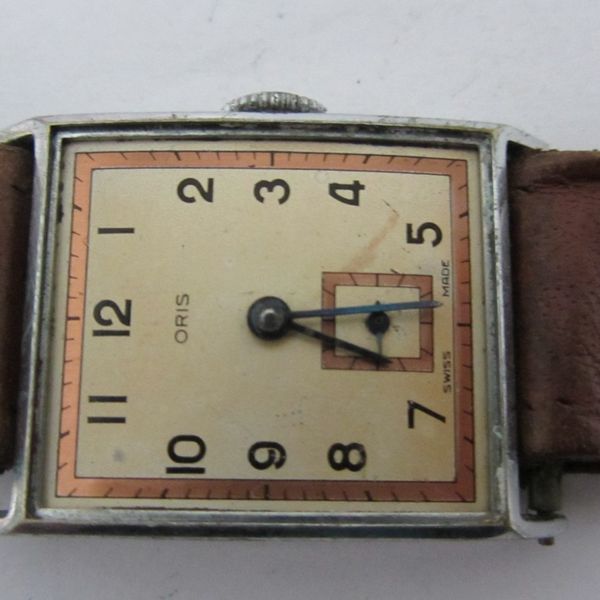 Montre Vintage mÃ©canique TANK , ORIS , ne Fonctionne pas , CAL 451 ...