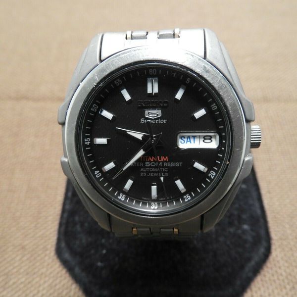 Seiko Superior Titanium Men's Watch 7S36-0140 Automatic | WatchCharts