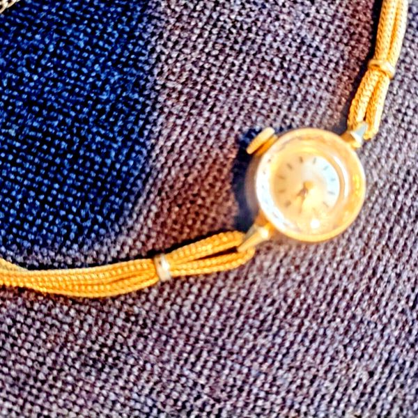 OMEGA Vintage Ladies Cocktail Watch, Self Winding with 14K Solid Gold ...