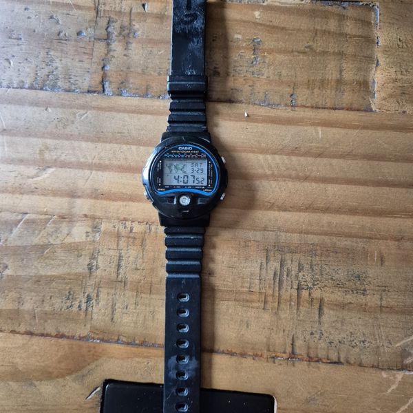 Casio TS-100 Thermometer Watch - Vintage casio watch | WatchCharts ...
