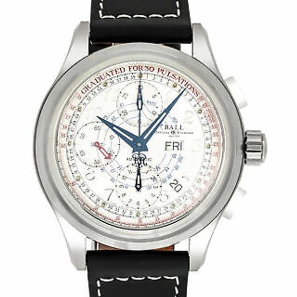 BALL TRAINMASTER PULSEMETER AUTOMATIC MEN'S WATCH CM1010D-LJ-WH, MSRP ...